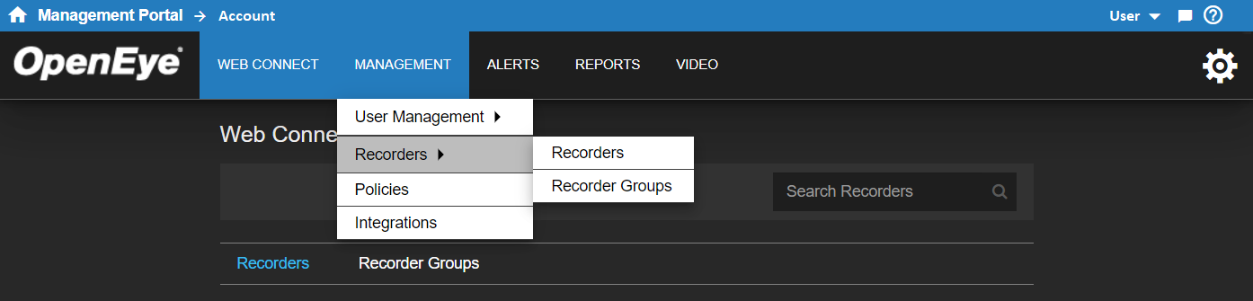 OpenEye Web Services Menu Updates | OpenEye