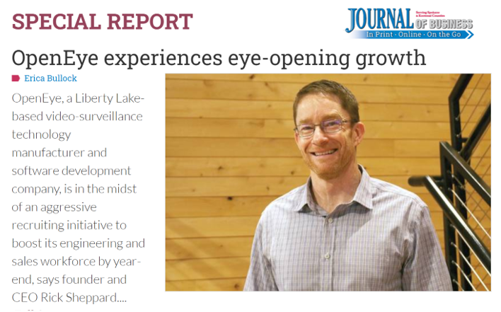 OpenEye Featured in Journal of Business | OpenEye