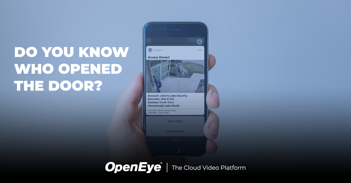 Username Id Included For Access And Intrusion Alerts In Ows Openeye